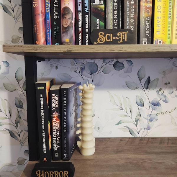 Book Genre Signs-gifts for Book Lovers- Book Shelf Decor- Categories ...