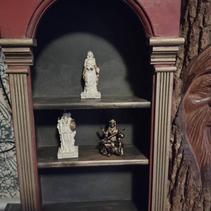 Vintage Athena Mini Statue Small Hand-painted Ancient Greek Goddess ...