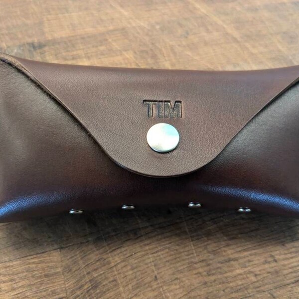 Ray Ban Case-leather Sunglasses Case-glasses Case Whiskey Saddle ...
