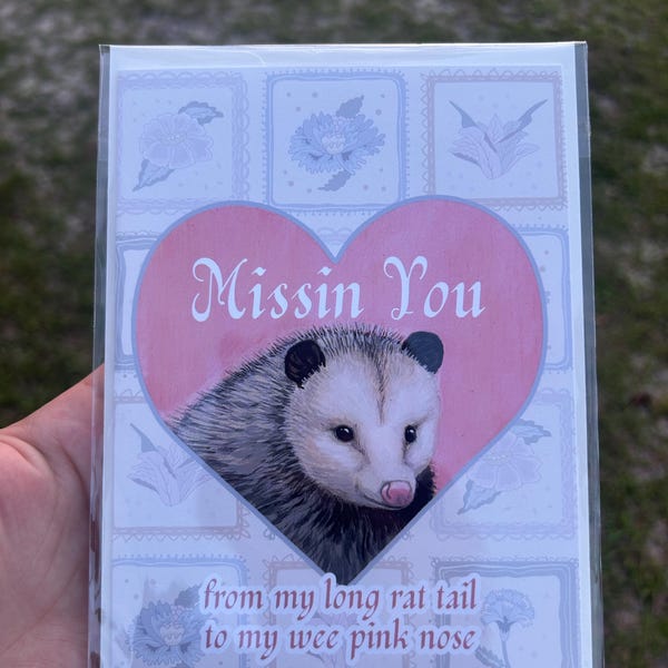 Fairy God Possum Sticker Decal - Original Art by Feral Felicitations - Etsy