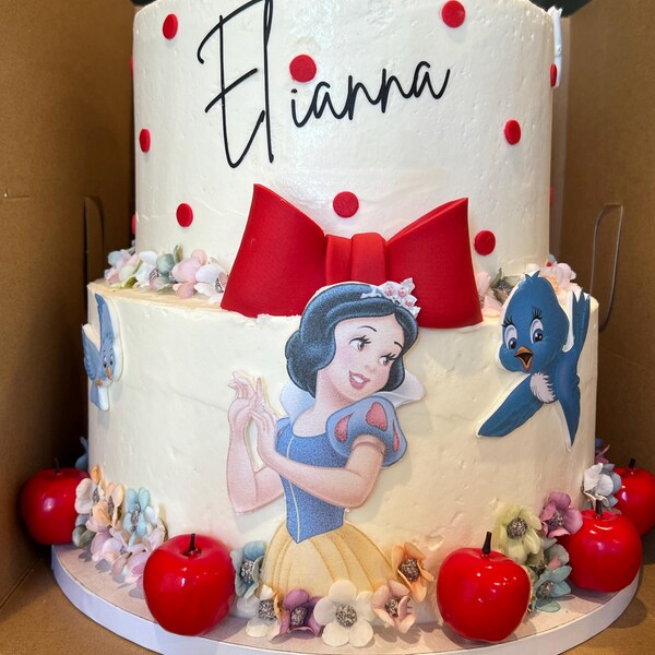 Custom Flat Lay Cake Topper Heart Cake Topper Birthday Cake Charm ...