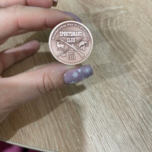 CUSTOM Coin Pendant Keychain or Pin 33 Mm 125 Inch - Etsy