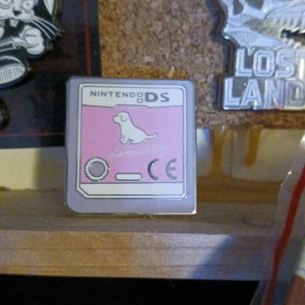 Nintendogs Game Cartridge Inspired Hard Enamel Lapel Pin Badge - Etsy UK