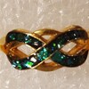 925 Sterling Solid Silver, Infinity Blank Channel Ring Setting, Good ...