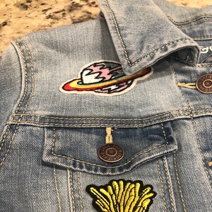 Rainbow Planet Patch Kawaii Pastel Saturn Galaxy Iron-on - Etsy