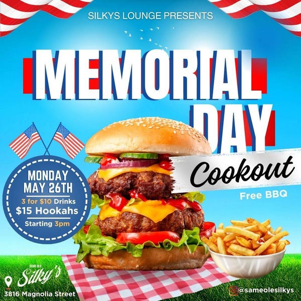 Father's Day Cookout Flyer / BBQ Cookout Design / DIY Fathers Day ...