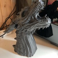 Dragon Headphones Stand, Dragon Bust, Dragon Headphone Holder, Dragon ...