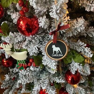 Wirehaired Pointing Griffon Christmas Ornament Personalized Pet ...