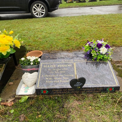 Bee Grave Stick Marker Slate Memorial Ornament Plaque Memory Special ...