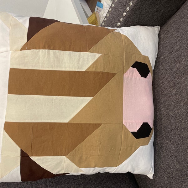 Highland Cow Quilt Block Pattern Animal PDF -includes Instructions for ...