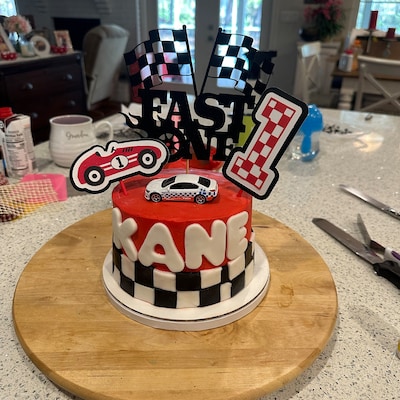 One Fast Birthday Boy SVG PNG Cut File, 1st Race Car Birthday ...