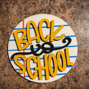 Back to School Sign Teacher Sign School Sign School Themed - Etsy