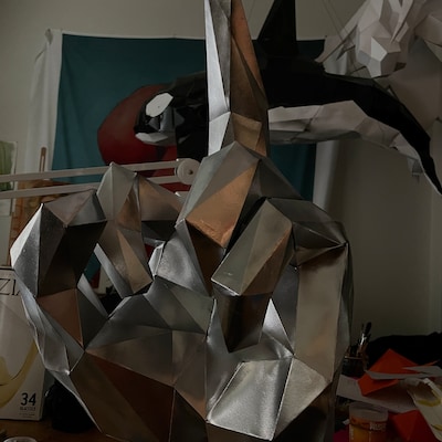 Flamingo Real Life Size 3d Papercraft Model. You Get SVG, PDF Digital ...