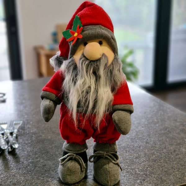 Willy the Gnome in a Wonderful Burlap Costume Pattern Pdf Gnome With a ...