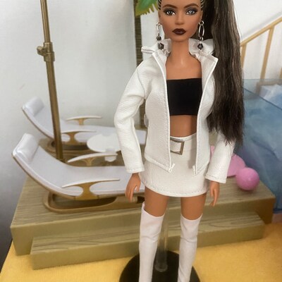 Halter Neck Dolls Prom Dress. 12inch Doll Dress Wedding Dress - Etsy