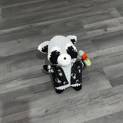 Crochet Pattern Chocho the Raccoon Cute Soft Toy - Etsy