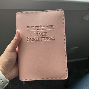Genuine Leather Bible Cover Jw English Bible Cover Jw Gift Elders Gifts ...