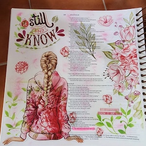 Psalm 23 Bible Journaling Stickers Printable Christian Faith - Etsy