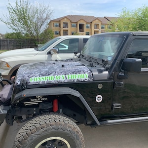 Tattered American Flag Vinyl Hood Wrap Bonnet Decal Sticker | Etsy