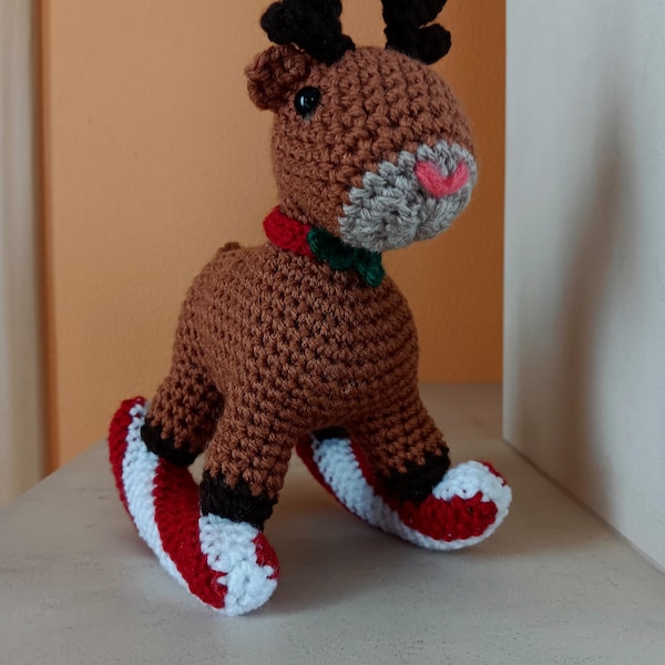 Rocking Horse Low Sew Crochet Pattern, Reindeer Crochet Pattern ...