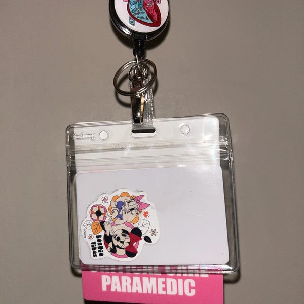 Dermatome Badge Pocket Card Vertical for Nurse Paramedic EMT for ID ...