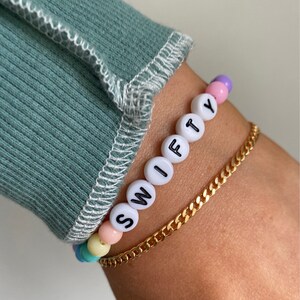 Swifty Taylor Swift Fan Bracelet Kids & Adult Sizes Multicoloured ...