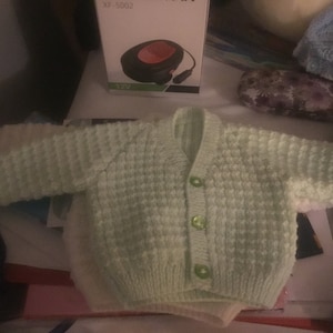 Pdf, Digital Download, Baby Cardigan Knitting Pattern, Double Knit, 2 ...