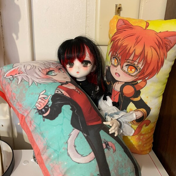 Vtuber Ironmouse Mori Ina K9kuro Shoto Pillow Plush Fan Art - Etsy