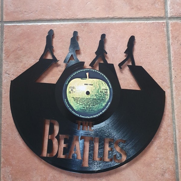 The Beatles 1 - Laser Cut - Carved Vinyl Record Art - Music Gift for ...