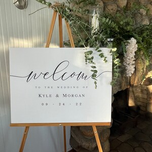 Horizontal Welcome Name Sign 100% Editable Order of the Day - Etsy