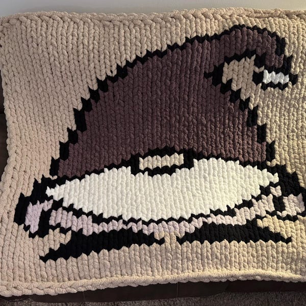 Gnome Chunky Blanket Graph Digital Download 4 Graphs of Same Design. 2 ...
