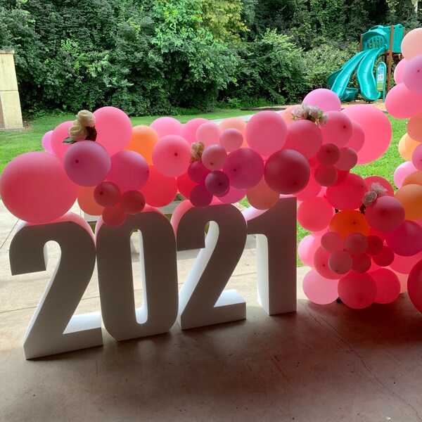 Any Single Number Table Base Foam 30 Tall and 8 Feet Birthday Photo ...
