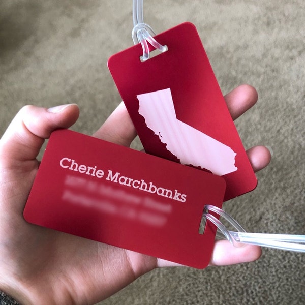 CUSTOM MADE - Beautiful Wooden Rectangle ID Name Tag With Only Name ...