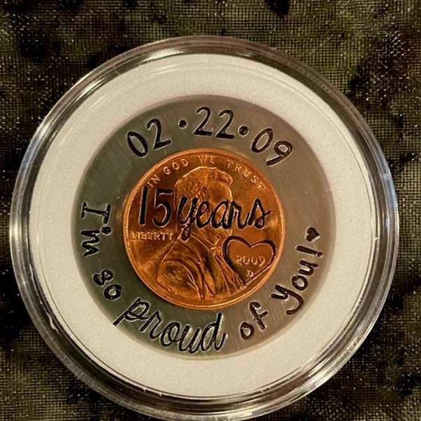 Personalized Sobriety Coin and Case, Sobriety Gift, AA Recovery Gift ...