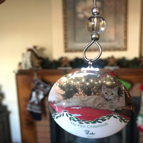 Cats First Christmas Ornament- Kittens First Christmas Ornament- Kittys ...
