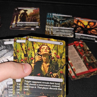 White Commander Staples Bundle Set of 10 1 White EDH Staple Cards 11 Unique Full-art Custom MTG ...