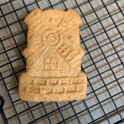 Classic Windmill Shaped Fondant Cookie Cutter and Stamp Vintage Design ...