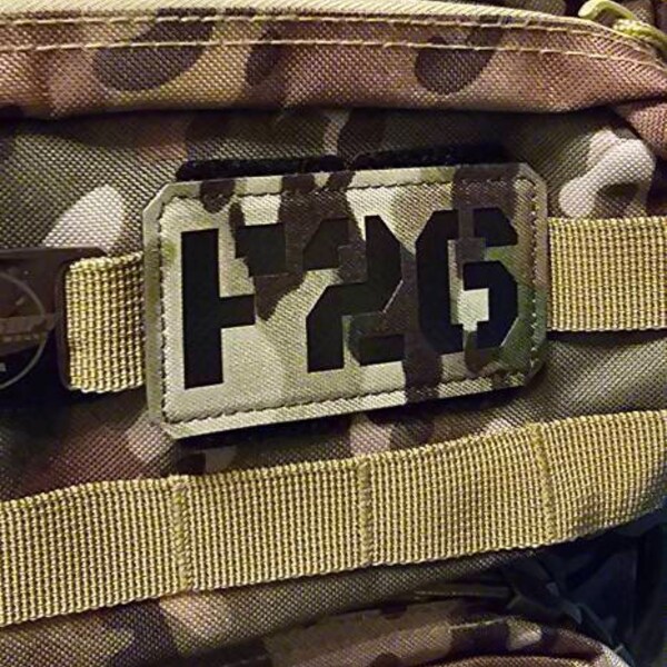 Your Name 3.5x2 Callsign Laser Cut Cordura Patch With Velcro 90 X 50 Mm ...