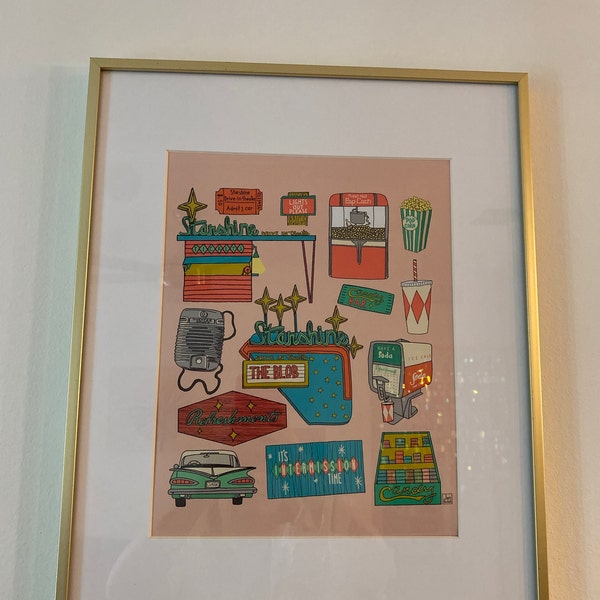 Grease Stickers, Grease Party Decor, Pop Culture Stickers, Nostalgic ...