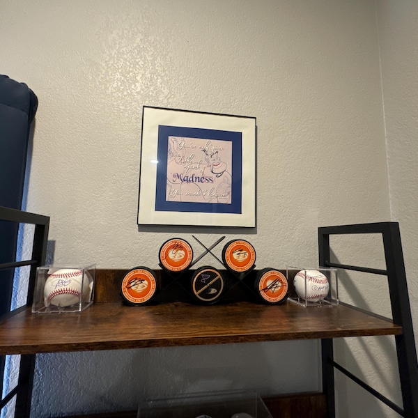 Hockey Shinny Stick Wall Hang Organizer - 3D Printed Mini Stick Rack ...