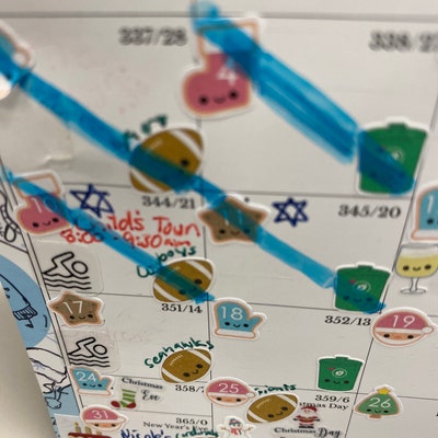 Happy Anniversary Cake Reminder Cute Kawaii Planner Stickers for Erin ...