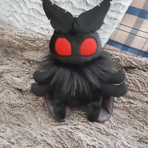 Moth Plush - Black and Red (made to Order) - Etsy