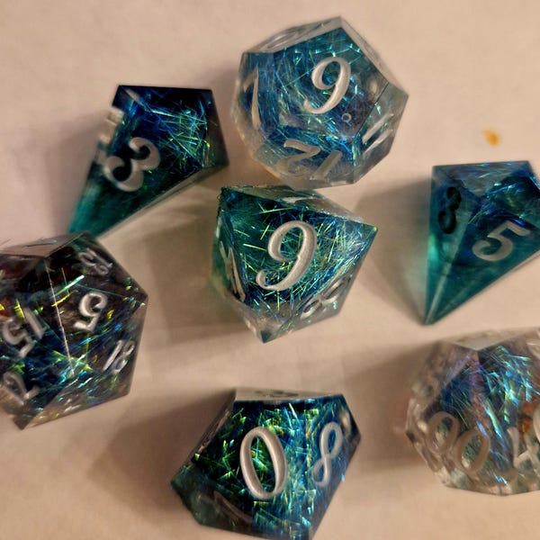 Dnd Dice Mold Set With Blanks/geode Mold- Various D6 and D4 Shapes ...