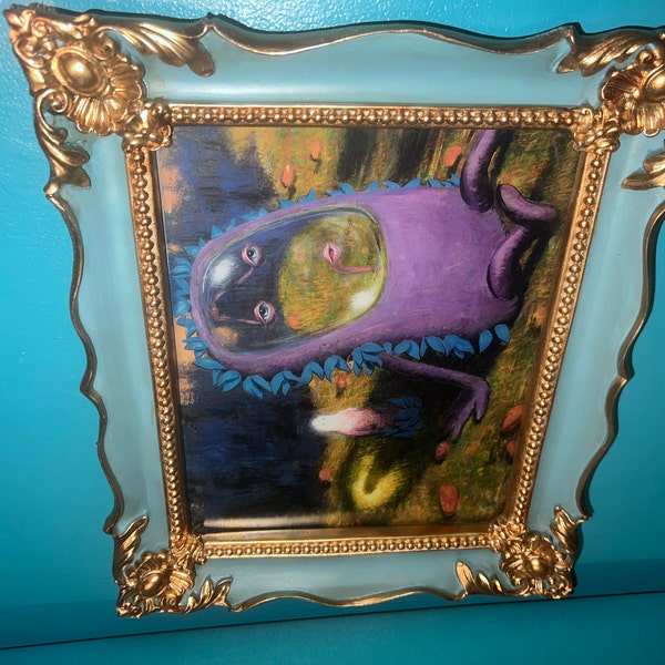 Fraklit- Unique Art Print of an Original Weird Painting, This Sweet but ...