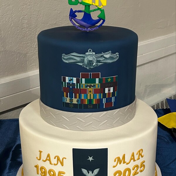 Custom 3D Printed Navy Command Master Chief / Command Senior Chief ...