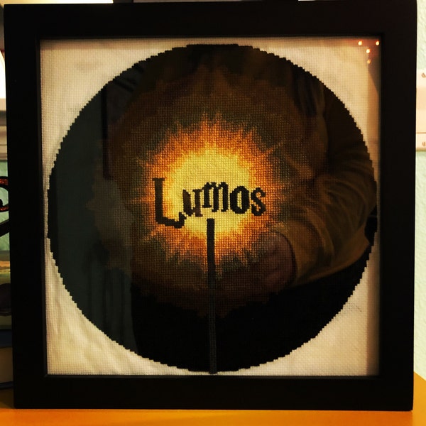 Magic Spell Cross Stitch Pattern, Wizard Counted Cross Stitch Design ...