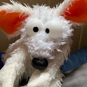 Red Monster Hand Puppet Muppet Style With Dreads - Etsy