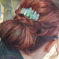 Buy Crystal Wedding Comb, Opal & Crystal Comb, Bridal Comb, Crystal ...