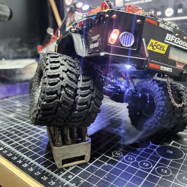 1/24 Scale SCX24 C10 & Bronco Rock Sliders, RC Crawler Accessories ...