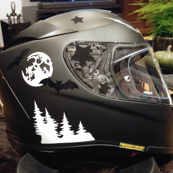 Reflective Bicycle Decals and Bike Helmet Stickers Velosight™ Stars ...